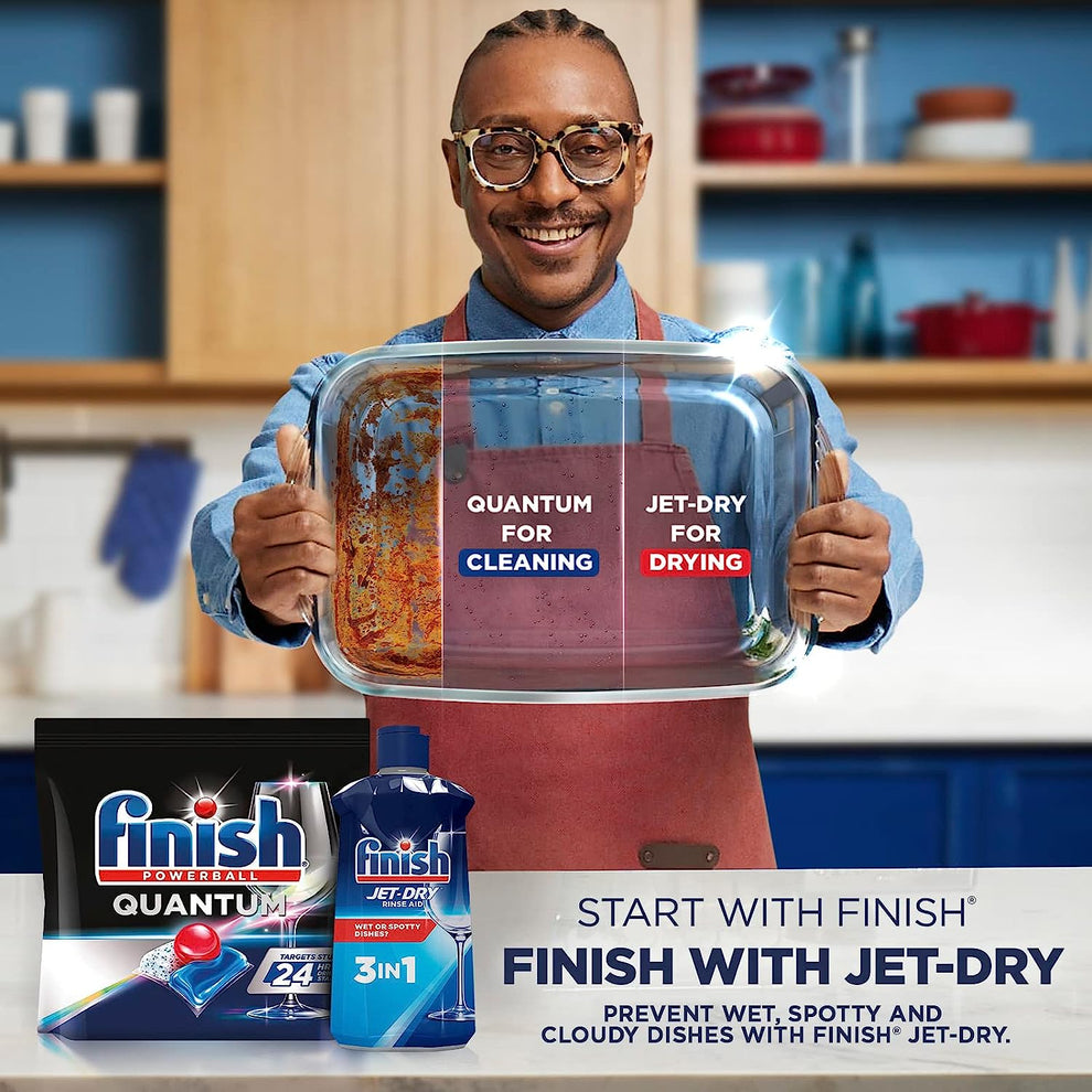 Finish Jet-Dry Abrillantador (300 usos) – Dishwasher Pods Perú