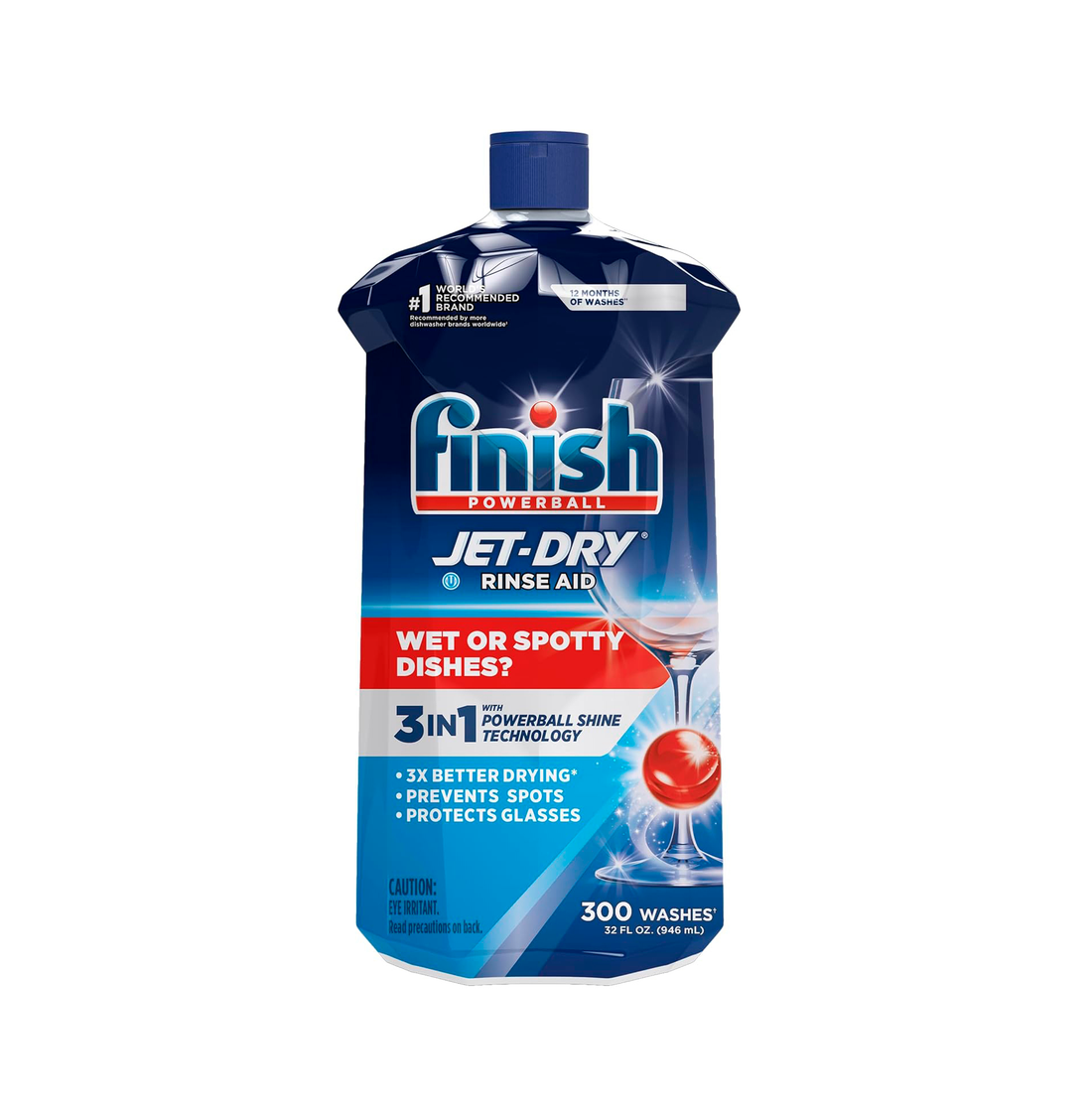 Finish Jet-Dry Abrillantador (300 usos) – Dishwasher Pods Perú